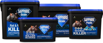 Rodent Control: Sapphire - Brodifacoum Based Baits - Lodi UK