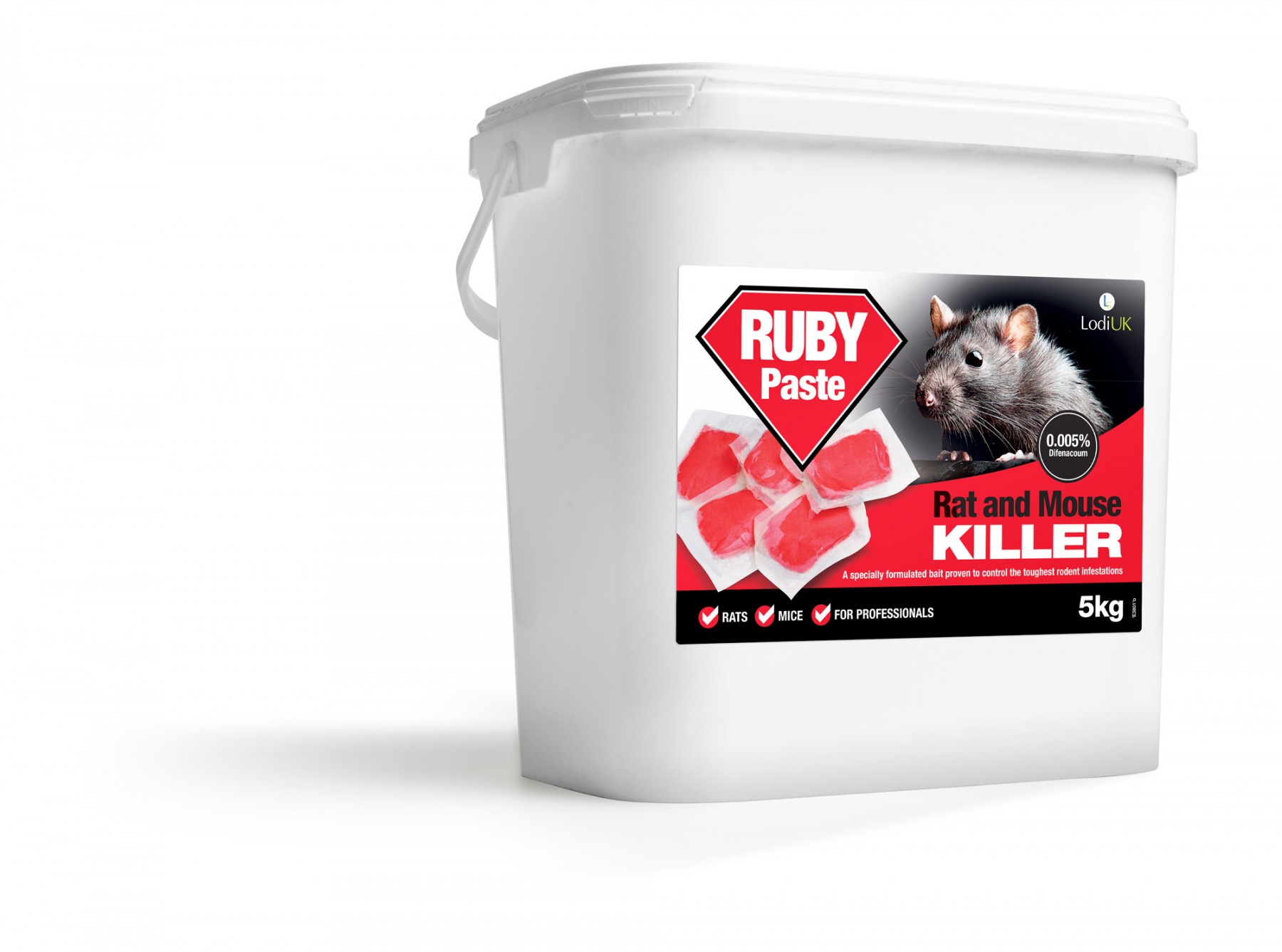 Rodent Control: Ruby Paste 5kg - Lodi UK
