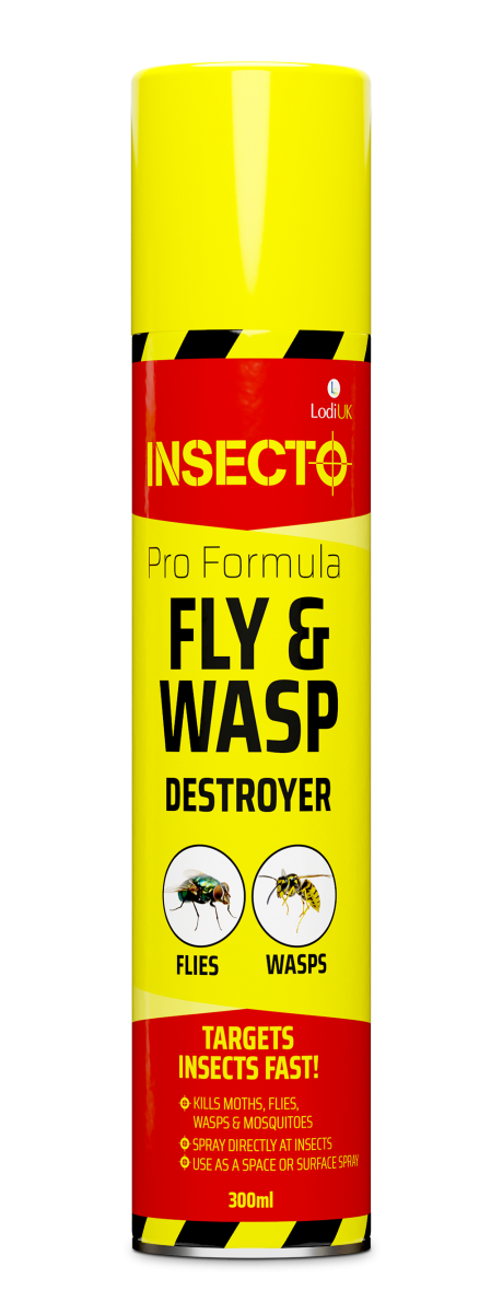 Insecto Pro Formula Fly & Wasp Destroyer 300ml - Lodi UK