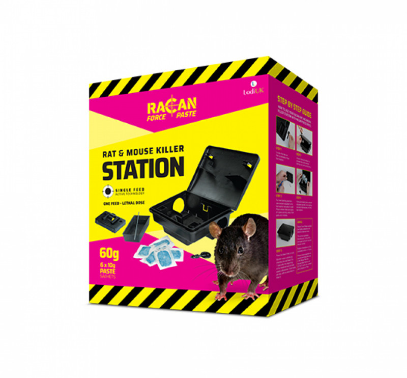 Racan Force Rat & Mouse Killer Station - Lodi UK