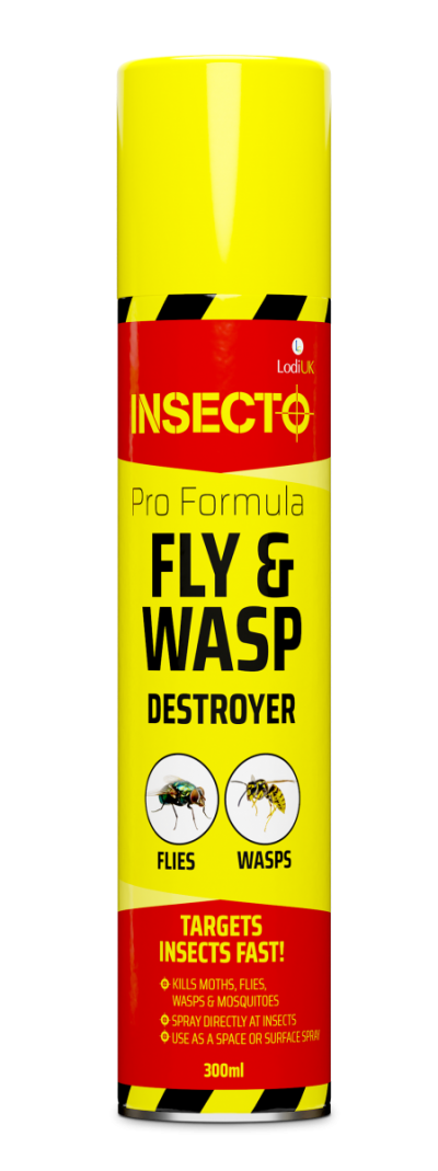 Insecto Pro Formula Fly & Wasp Destroyer 300ml - Lodi UK