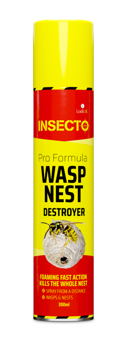Insecto Pro Formula Wasp Nest Destroyer Foam 300ml - Lodi UK